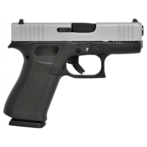 Glock 43X Slimline Silver 9mm | Elite Firearms